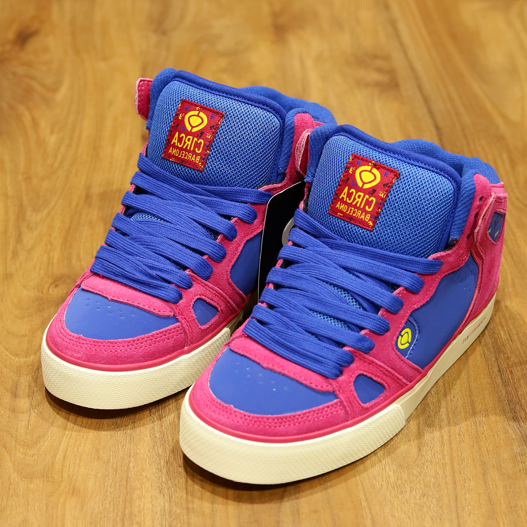 Tenis C1rca 99 Vulc Hi Yellow Blue Red Synthetic Nubuck Suede Canvas