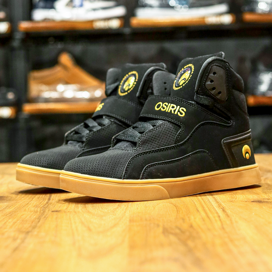 Tenis Osiris Rize Ultra Black Gold Gum