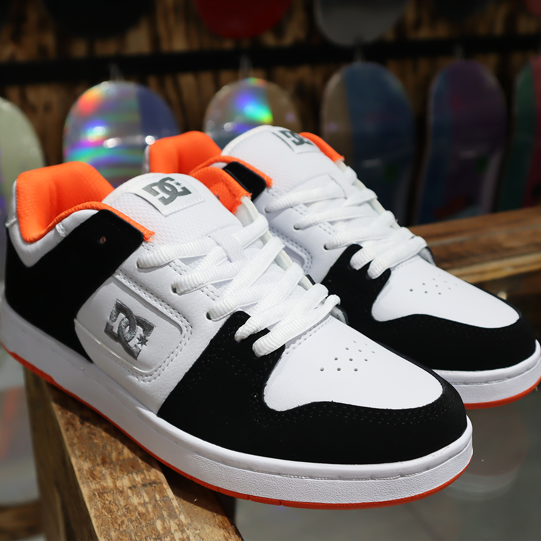 Tenis DC Manteca 4 Black White Orange