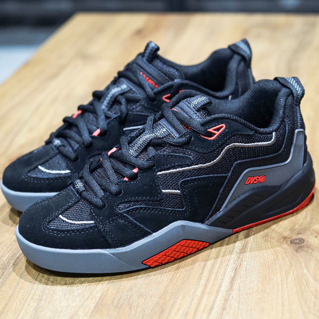 Tenis DVS Devious 2.0 Black Black Red