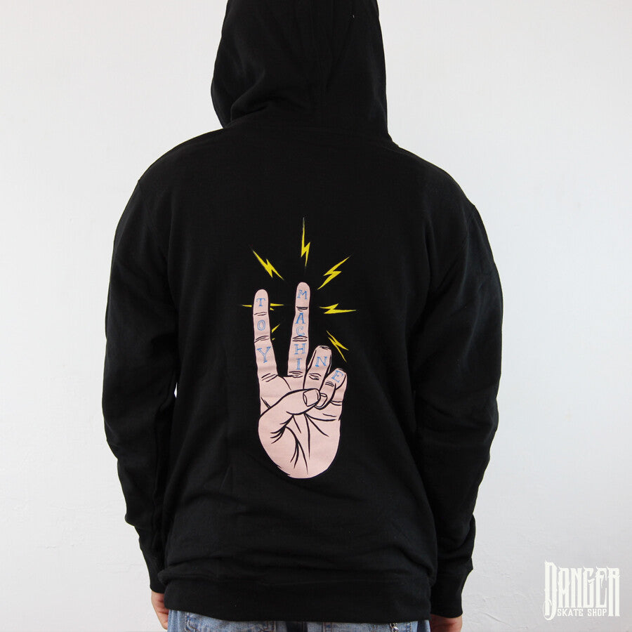 Sudadera Toy Machine Peace Black