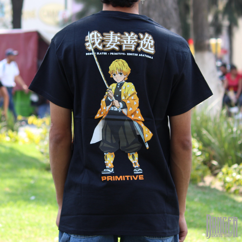 Playera Primitive X Demon Slayer Zenitsu Agatsuma